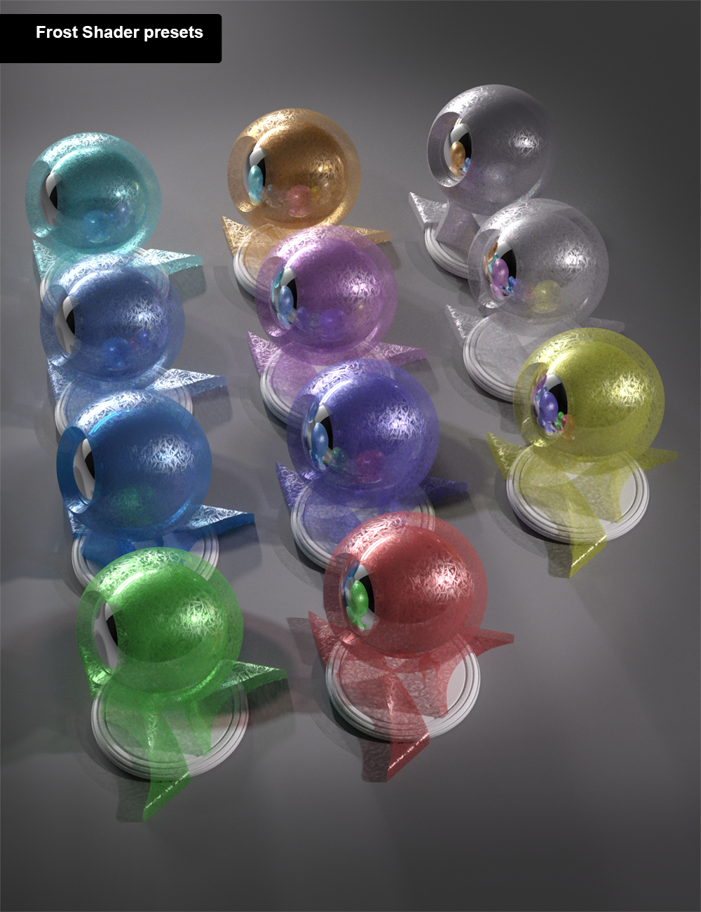 Snow and Frost Shaders for Iray | Daz 3D