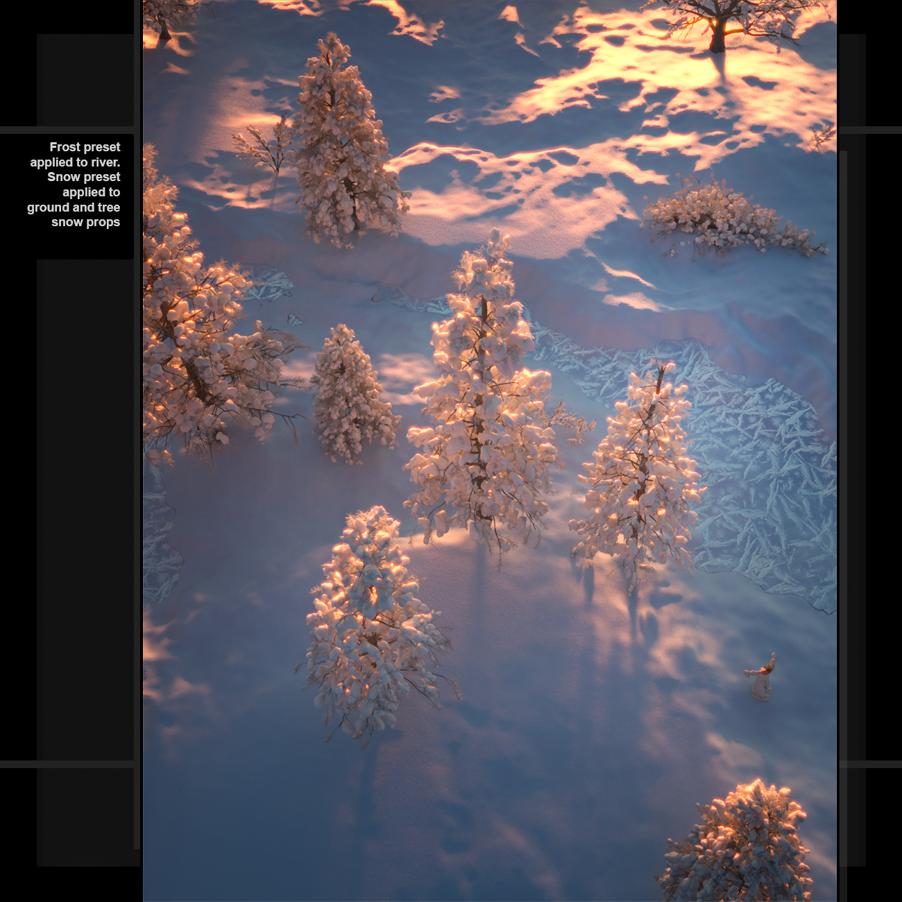 Snow and Frost Shaders for Iray | Daz 3D