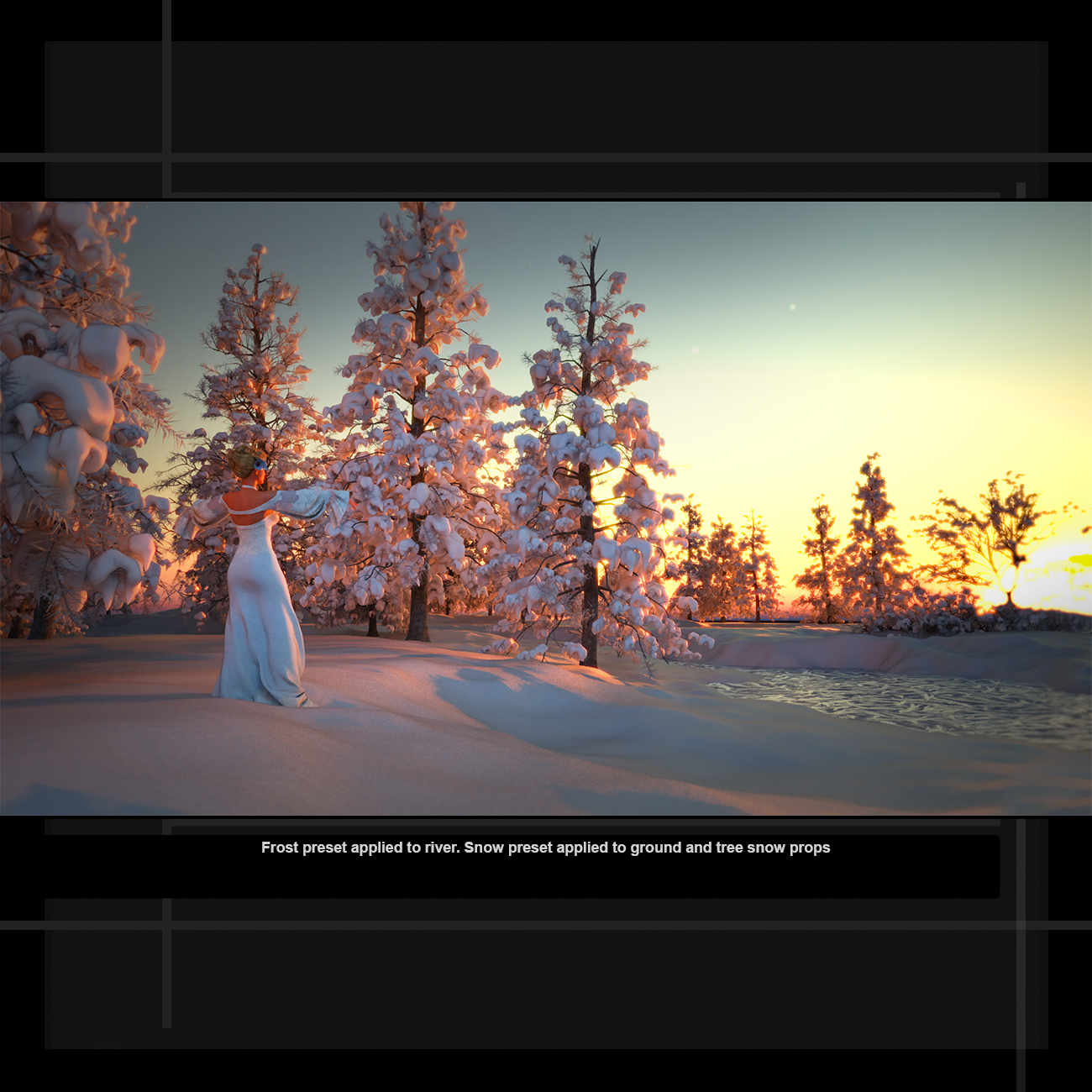 Snow and Frost Shaders for Iray | Daz 3D