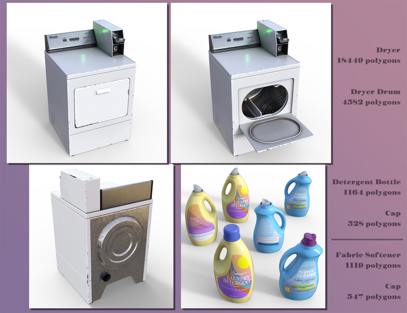 Apartment Laundry Room | Daz 3D