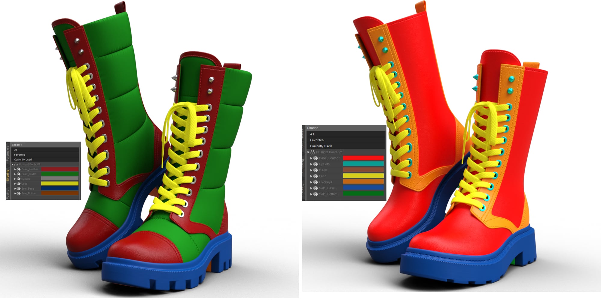 HL High Boots for Genesis 8, 8.1 Female and Genesis 9 | Daz 3D