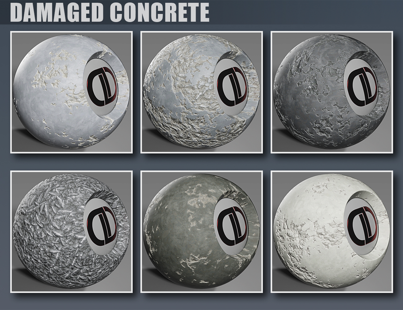 DD PBR Concrete Shaders for Iray Vol 1 | Daz 3D