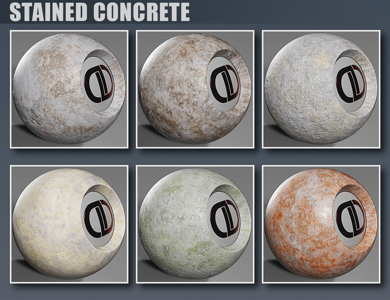 DD PBR Concrete Shaders for Iray Vol 1 | Daz 3D