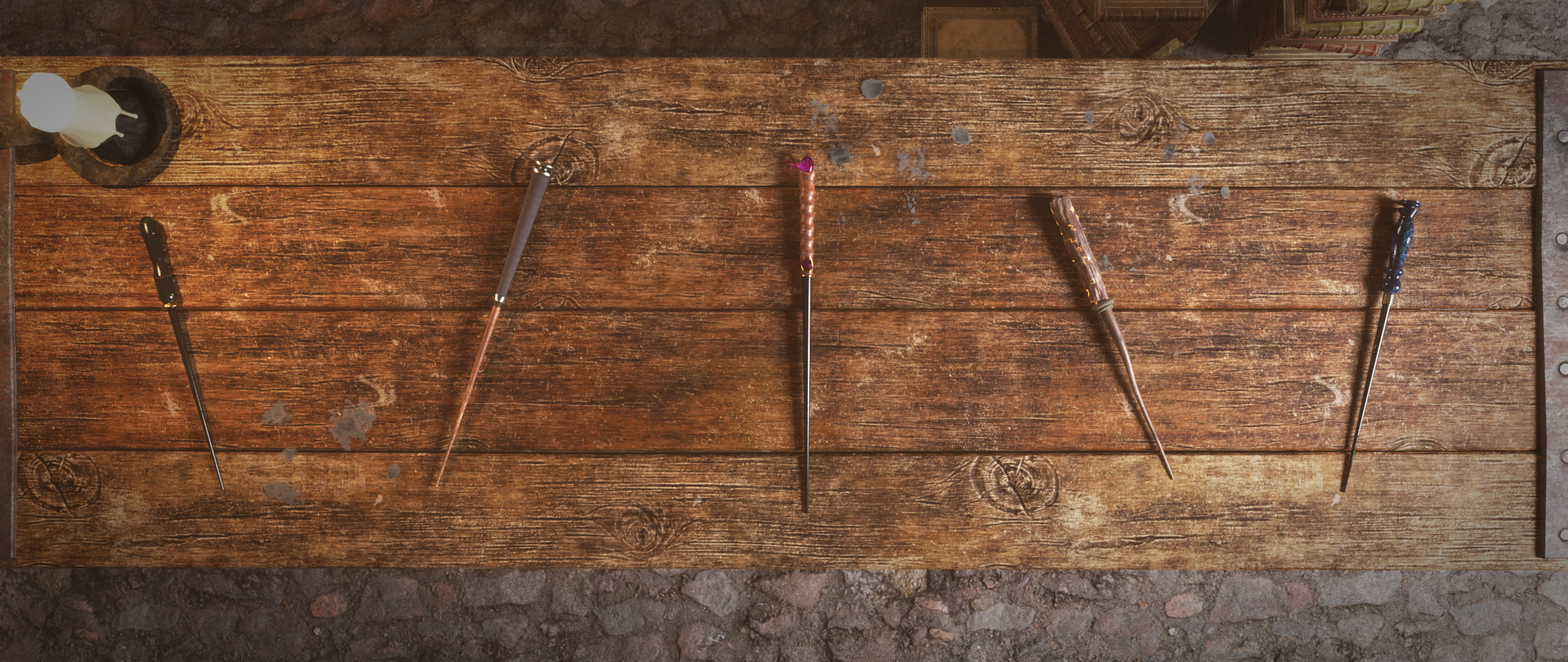 Wizardly Wands for Genesis 9 | Daz 3D