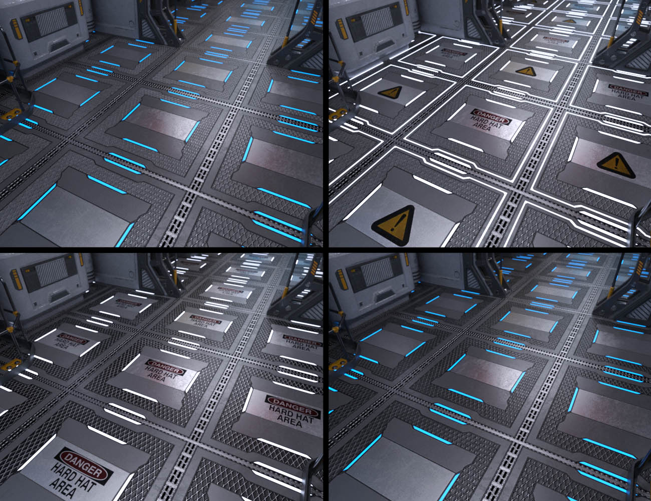 Sci-Fi Flooring Iray Shaders Volume 2 | Daz 3D