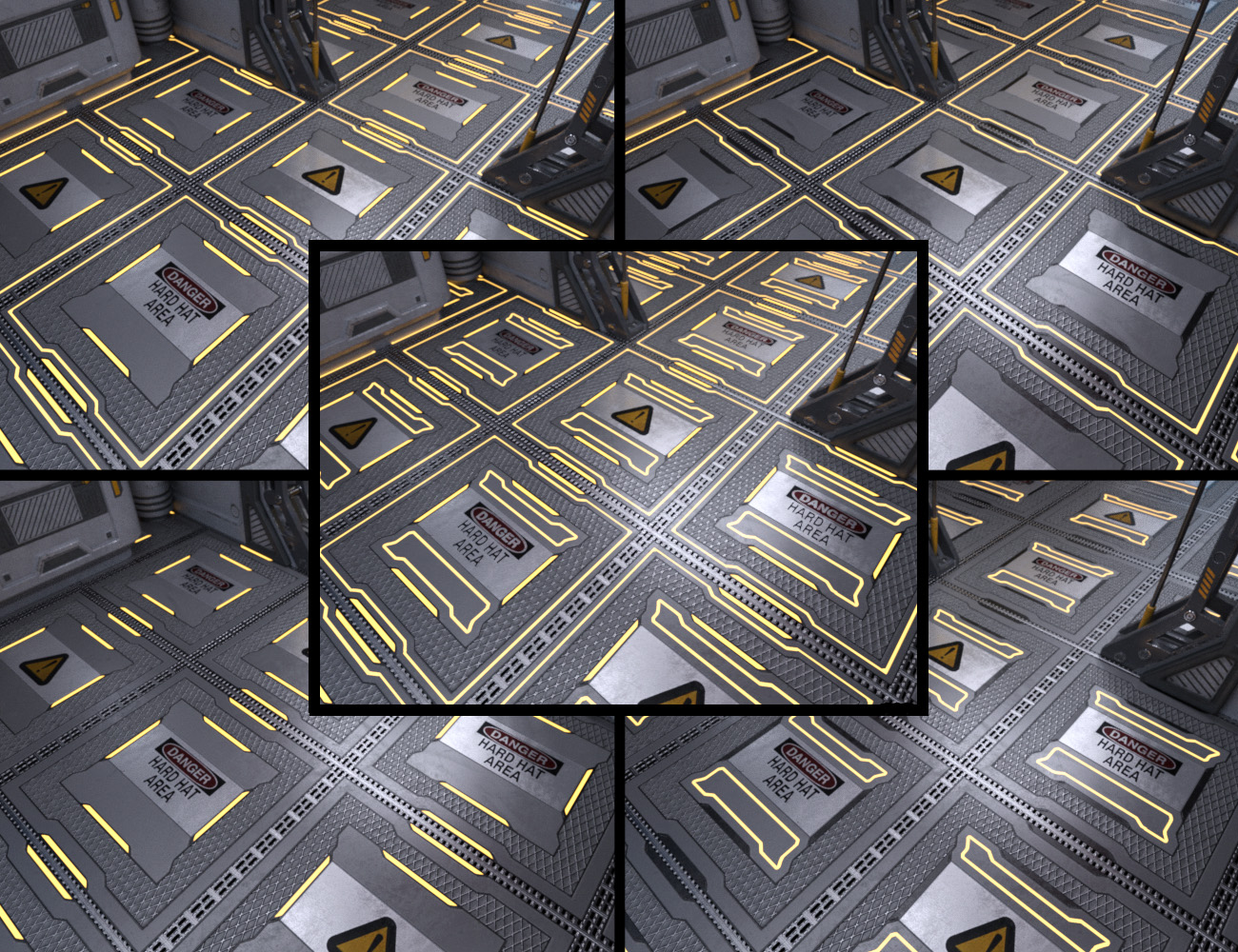 Sci-Fi Flooring Iray Shaders Volume 2 | Daz 3D