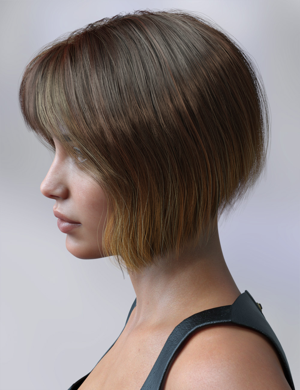 MRL Paintbox for dForce Casual Bob Hair for Genesis 8 and 8.1 Female ...