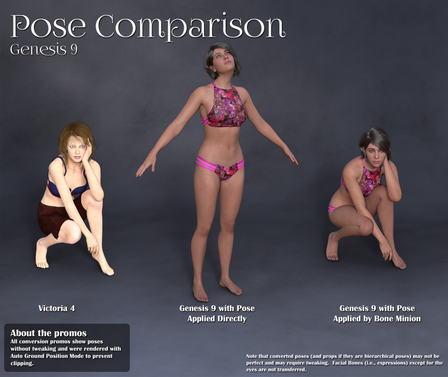Bone Minion for Generation 4 Poses for Genesis 9 | Daz 3D
