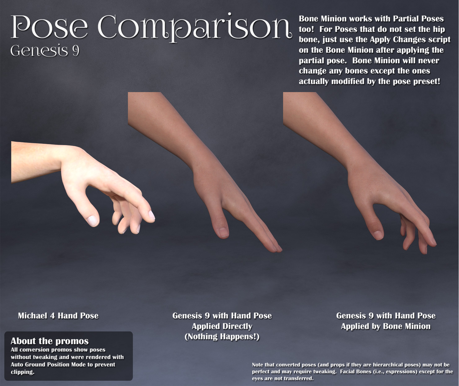 Bone Minion for Generation 4 Poses for Genesis 9 | Daz 3D