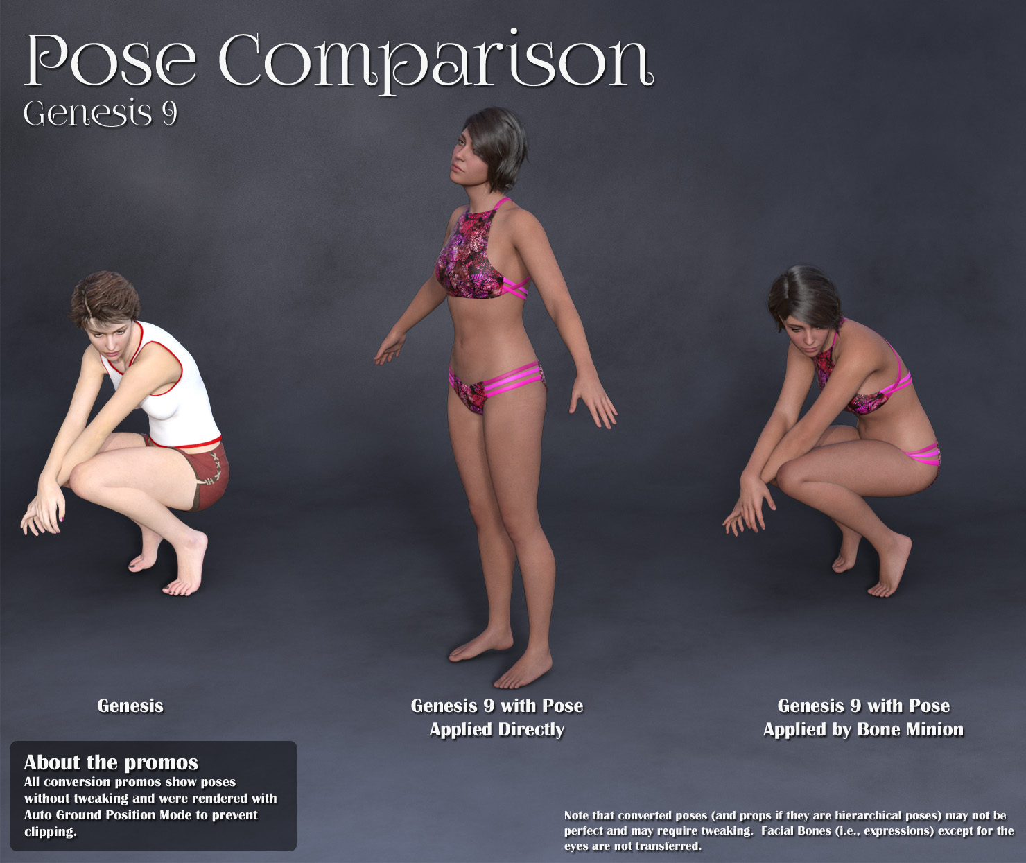 Bone Minion for Genesis Poses for Genesis 9 | Daz 3D