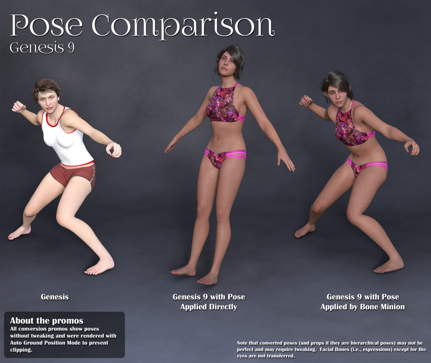 Bone Minion for Genesis Poses for Genesis 9 | Daz 3D