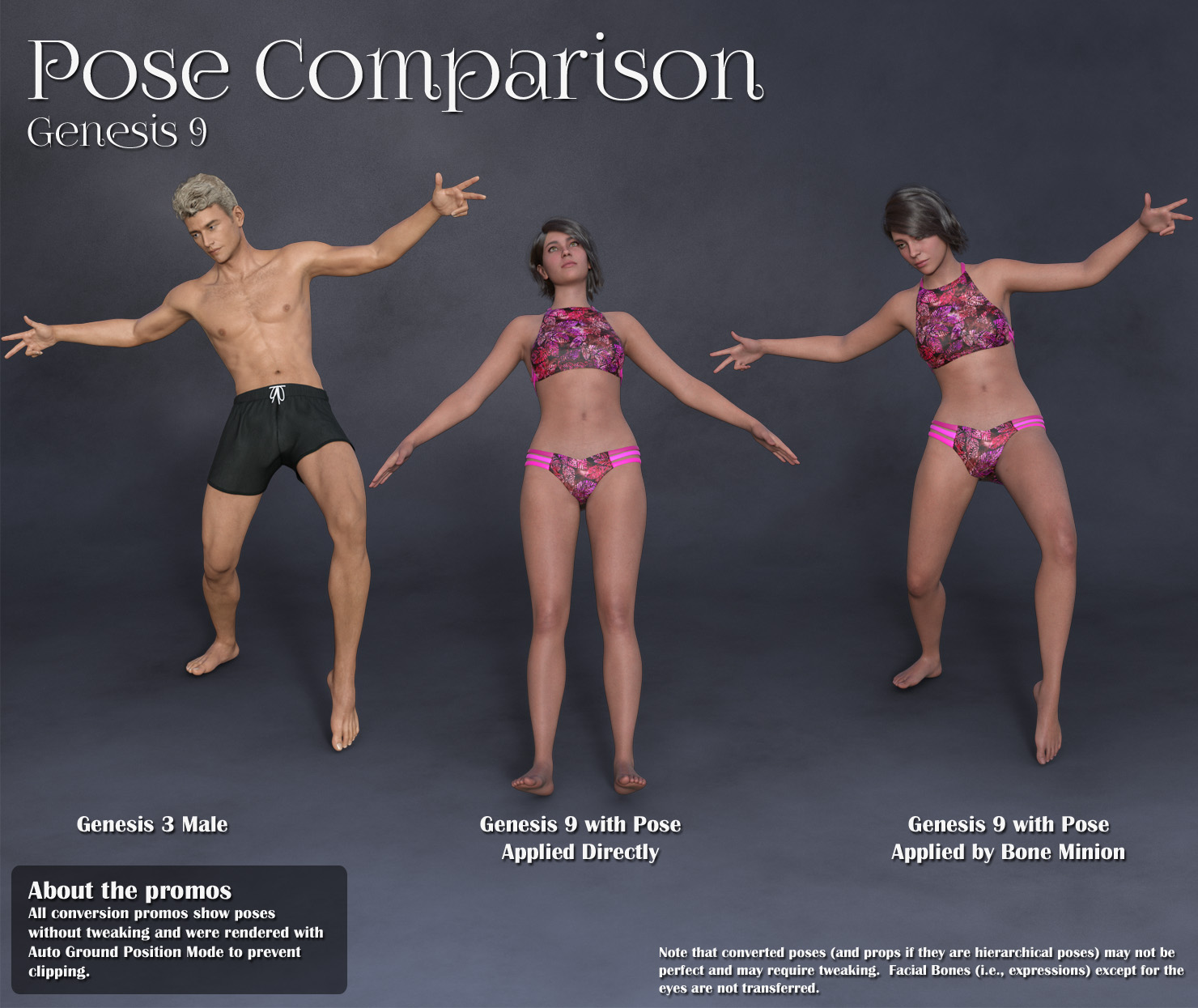 Bone Minion for Genesis 3 Poses for Genesis 9 | Daz 3D
