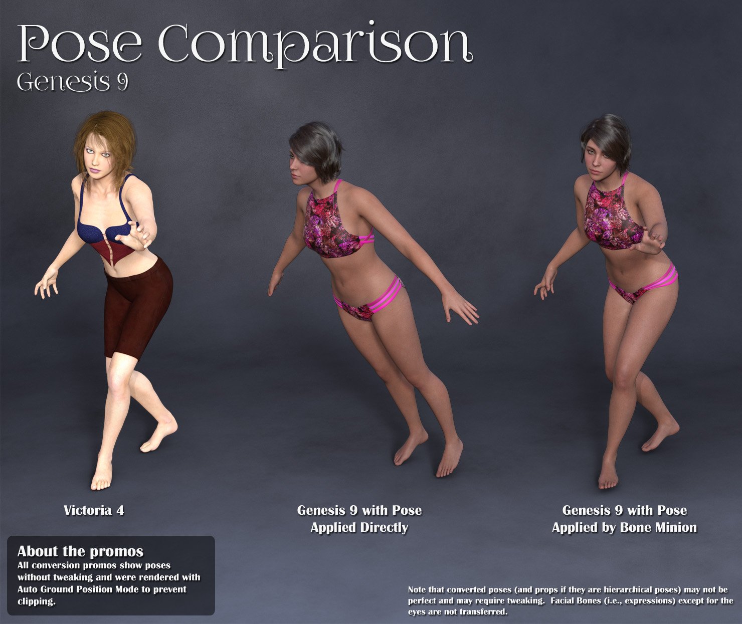 Ultimate Pose Converter Bundle for Genesis 9 | Daz 3D