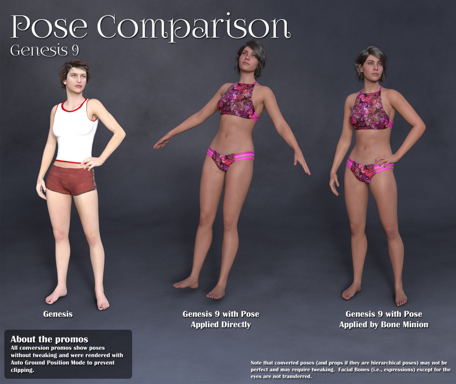 Ultimate Pose Converter Bundle for Genesis 9 | Daz 3D