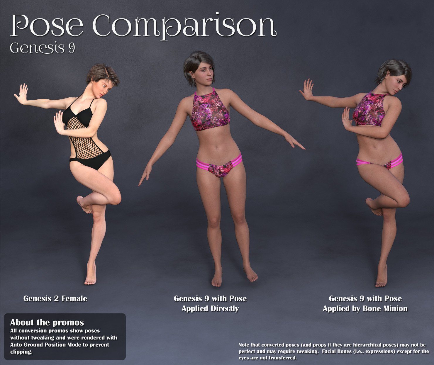 Ultimate Pose Converter Bundle for Genesis 9 | Daz 3D