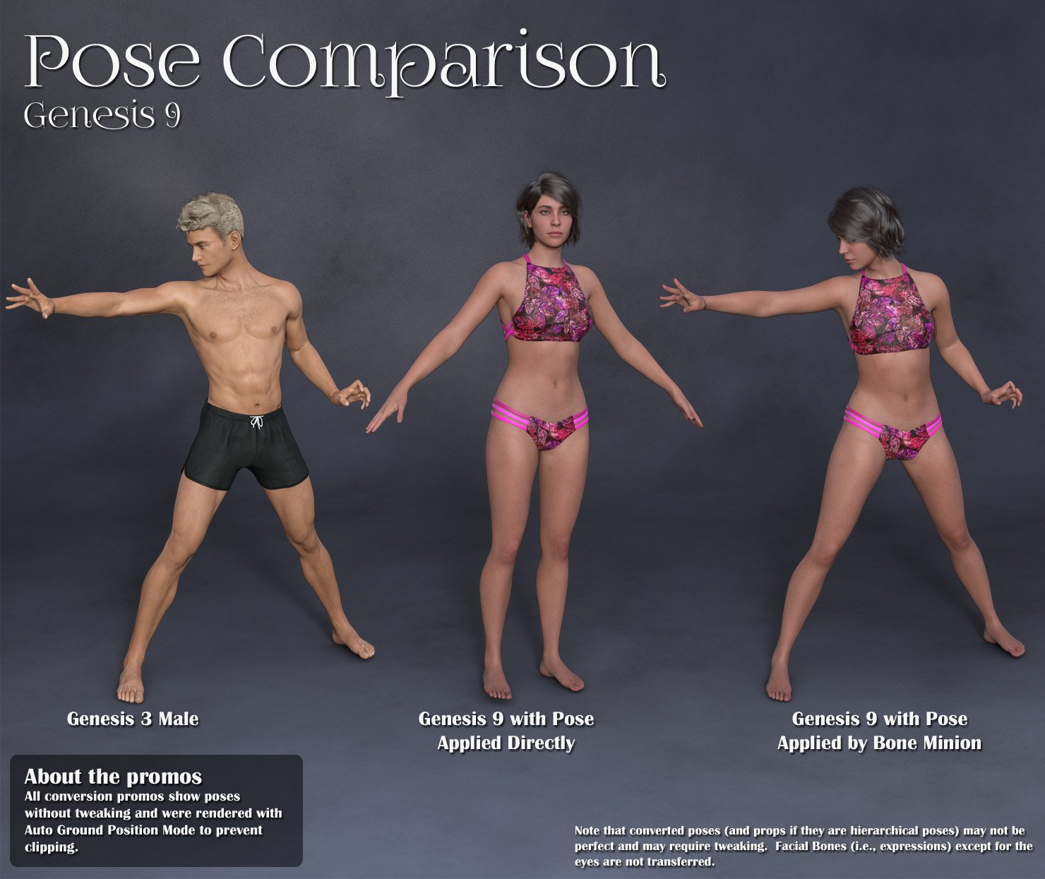 Ultimate Pose Converter Bundle for Genesis 9 | Daz 3D