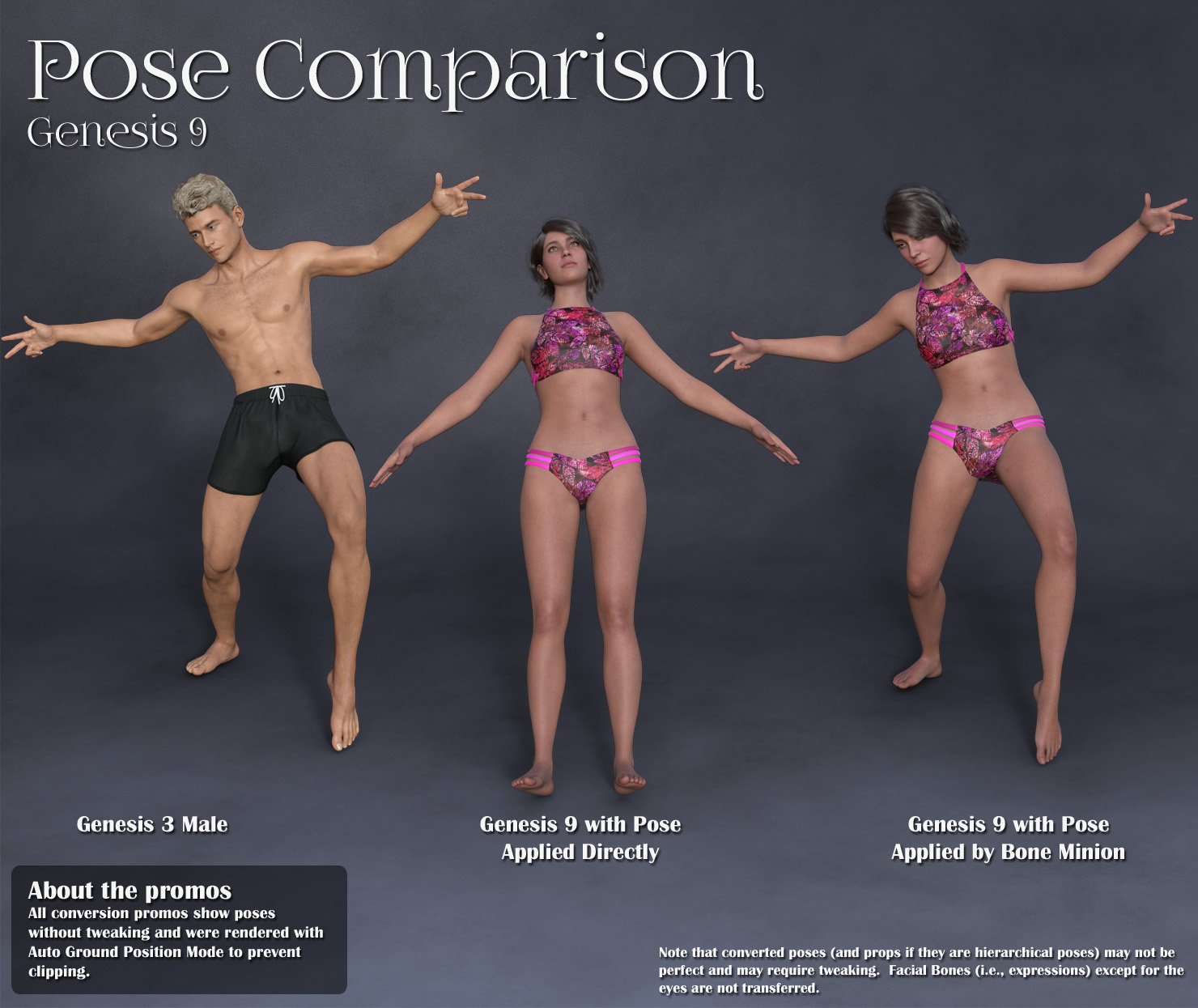 Ultimate Pose Converter Bundle for Genesis 9 | Daz 3D