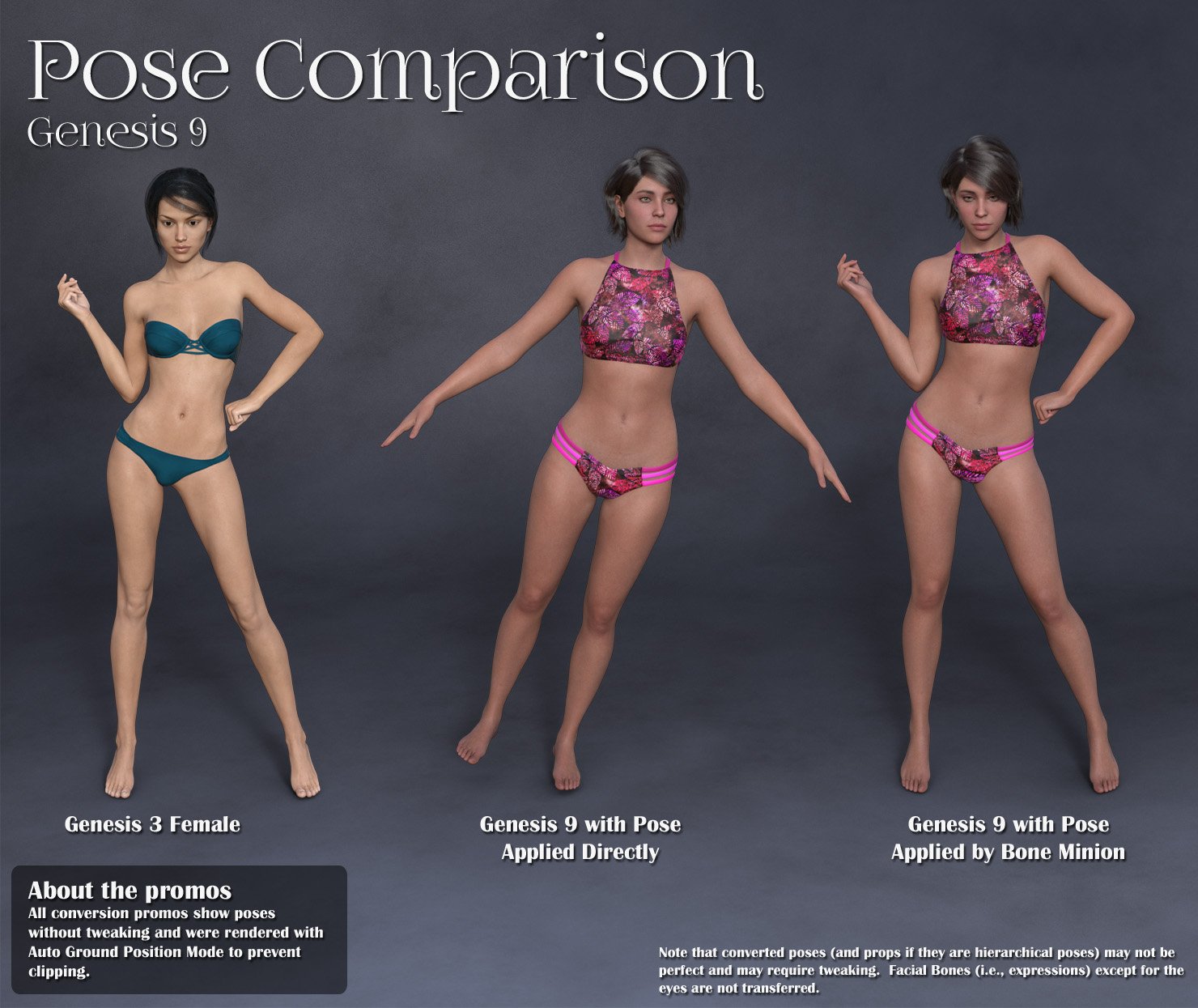 Ultimate Pose Converter Bundle for Genesis 9 | Daz 3D