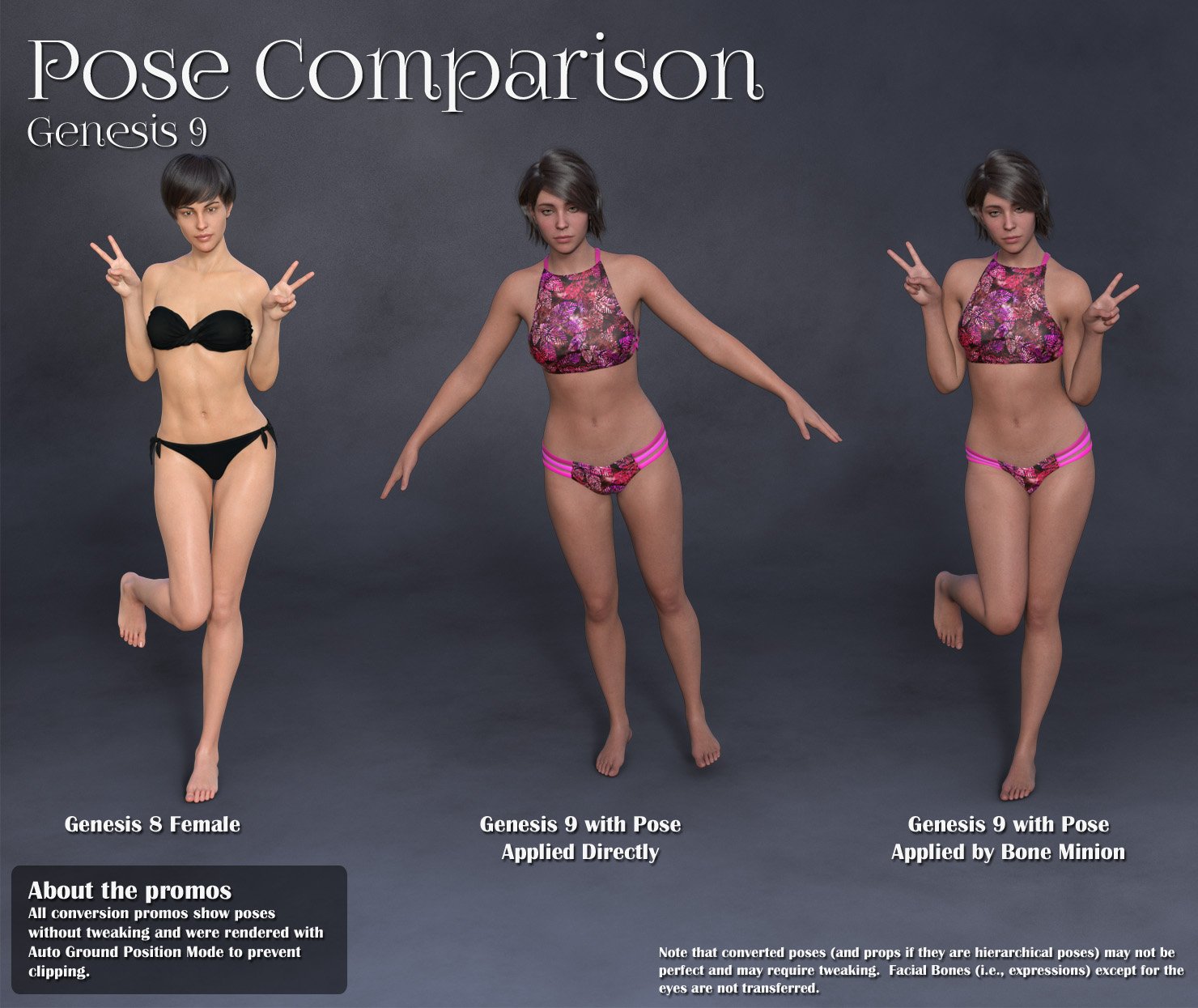 Ultimate Pose Converter Bundle for Genesis 9 | Daz 3D