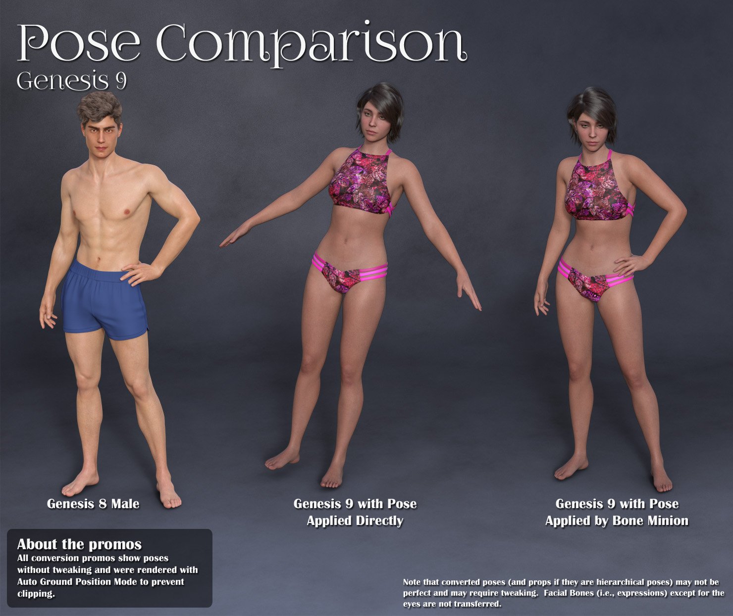 Ultimate Pose Converter Bundle for Genesis 9 | Daz 3D