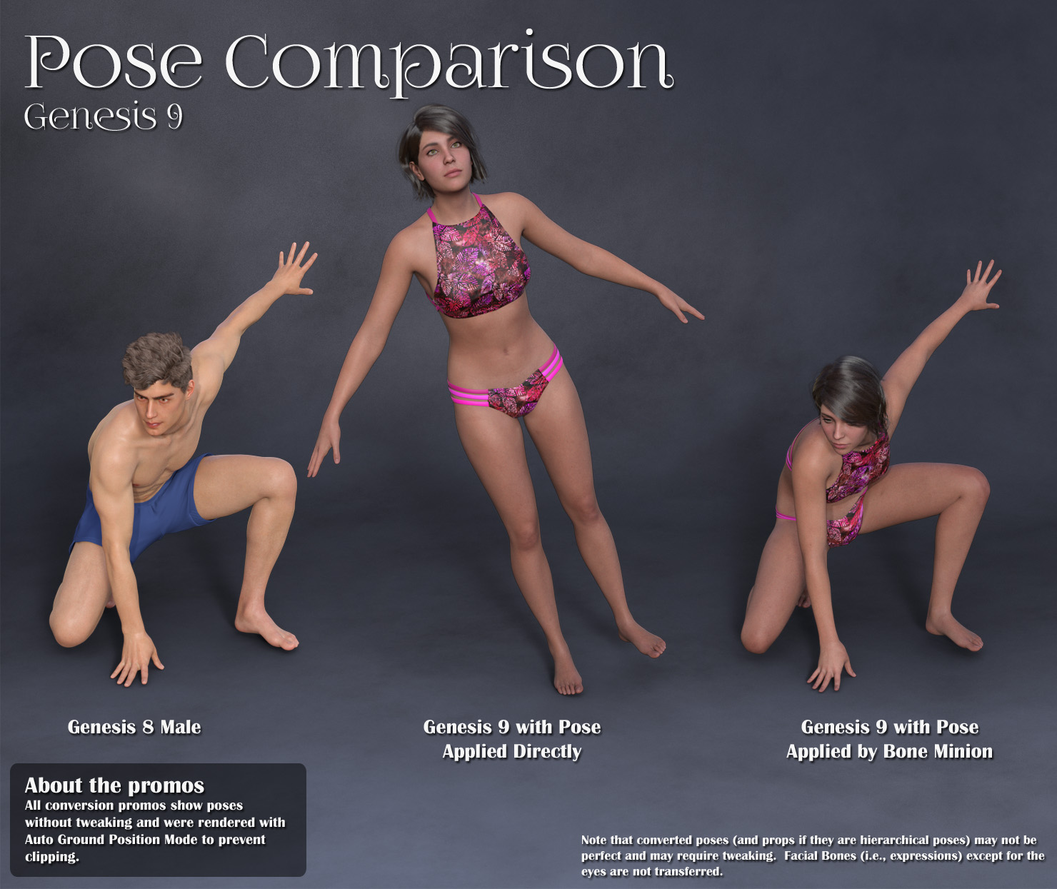 Ultimate Pose Converter Bundle for Genesis 9 | Daz 3D