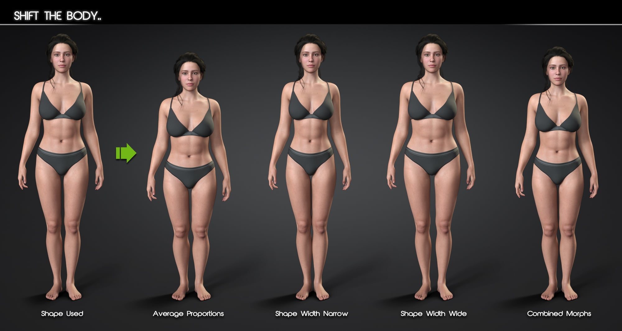 Shape Shift for Genesis 9 | Daz 3D