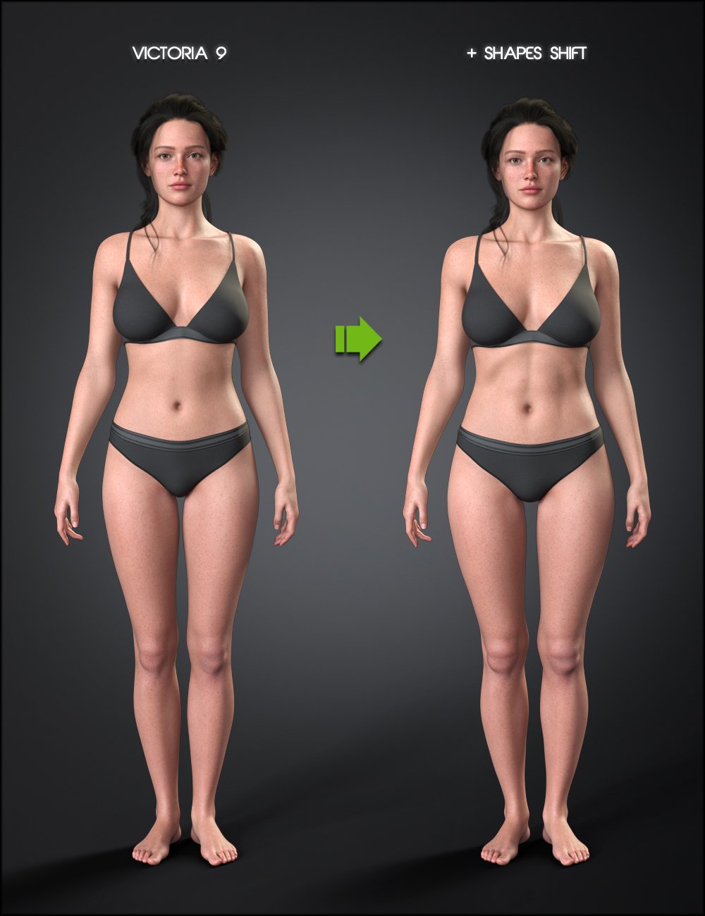 Shape Shift for Genesis 9 | Daz 3D
