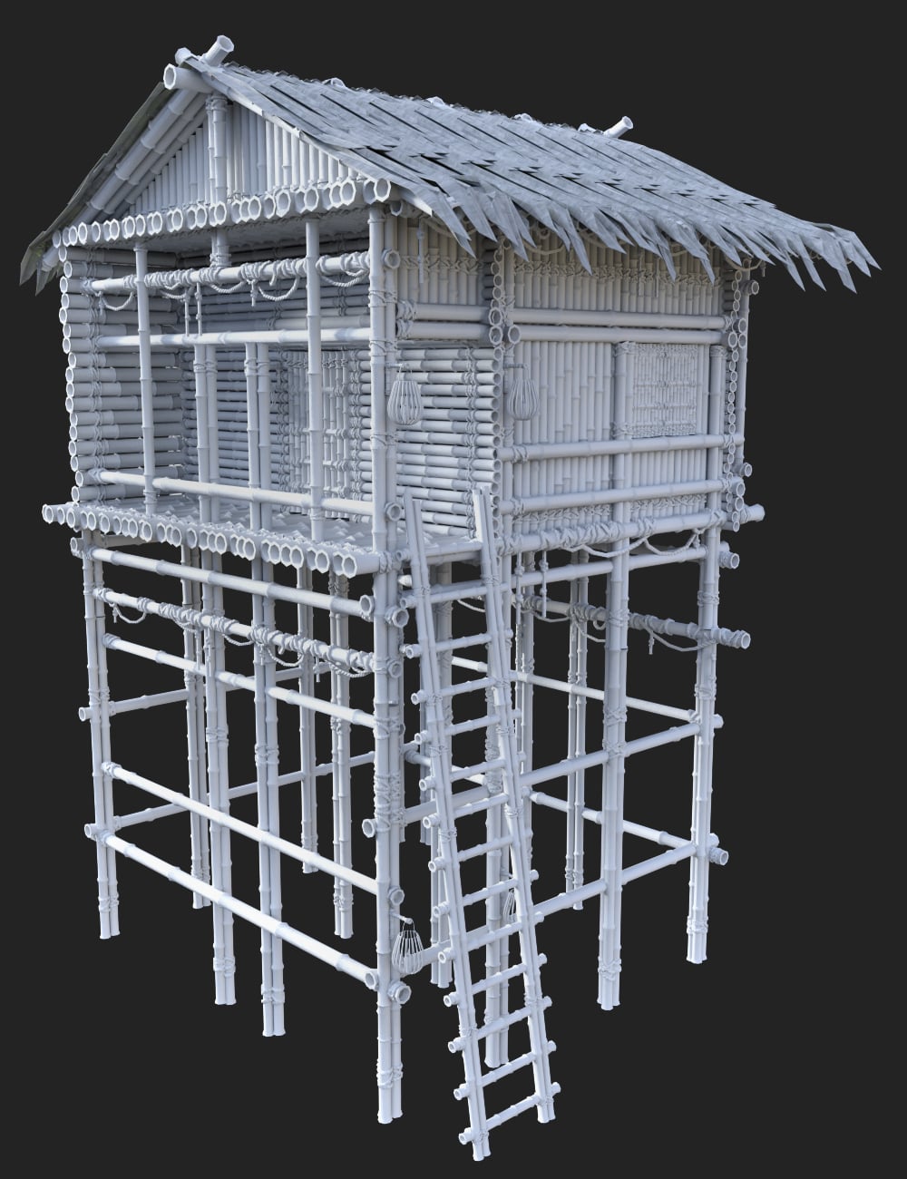 Bamboo Watchtowers | Daz 3D