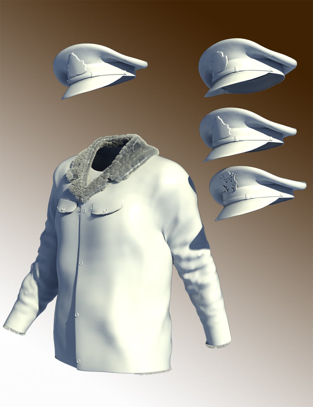 Bomber Jacket and Cap for Genesis 8 and 8.1 Males | Daz 3D