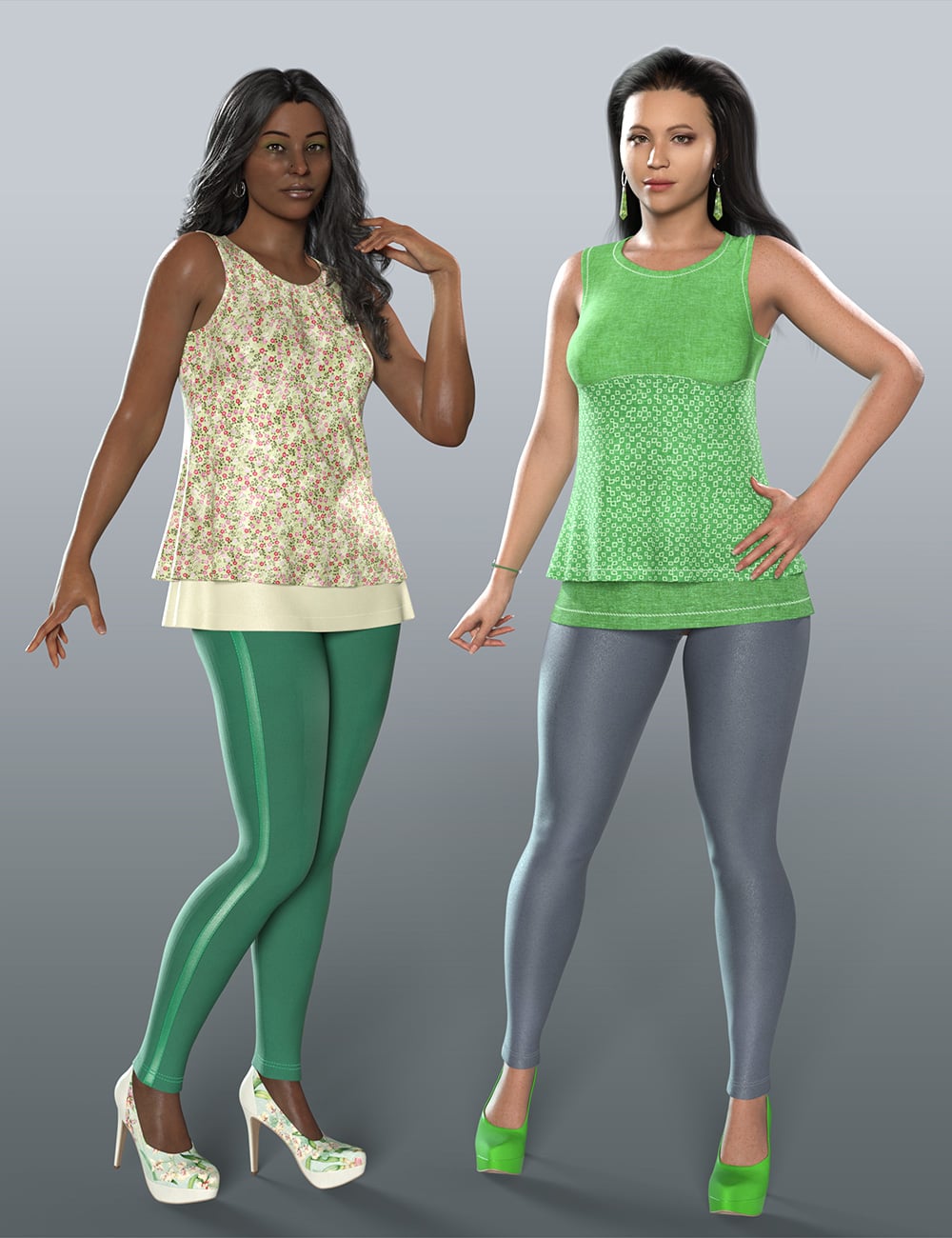 Capsule Wardrobe 02 Texture Add-On | Daz 3D