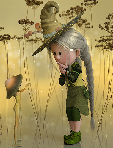 Mushroom Hat for Genesis 9 [Documentation Center]