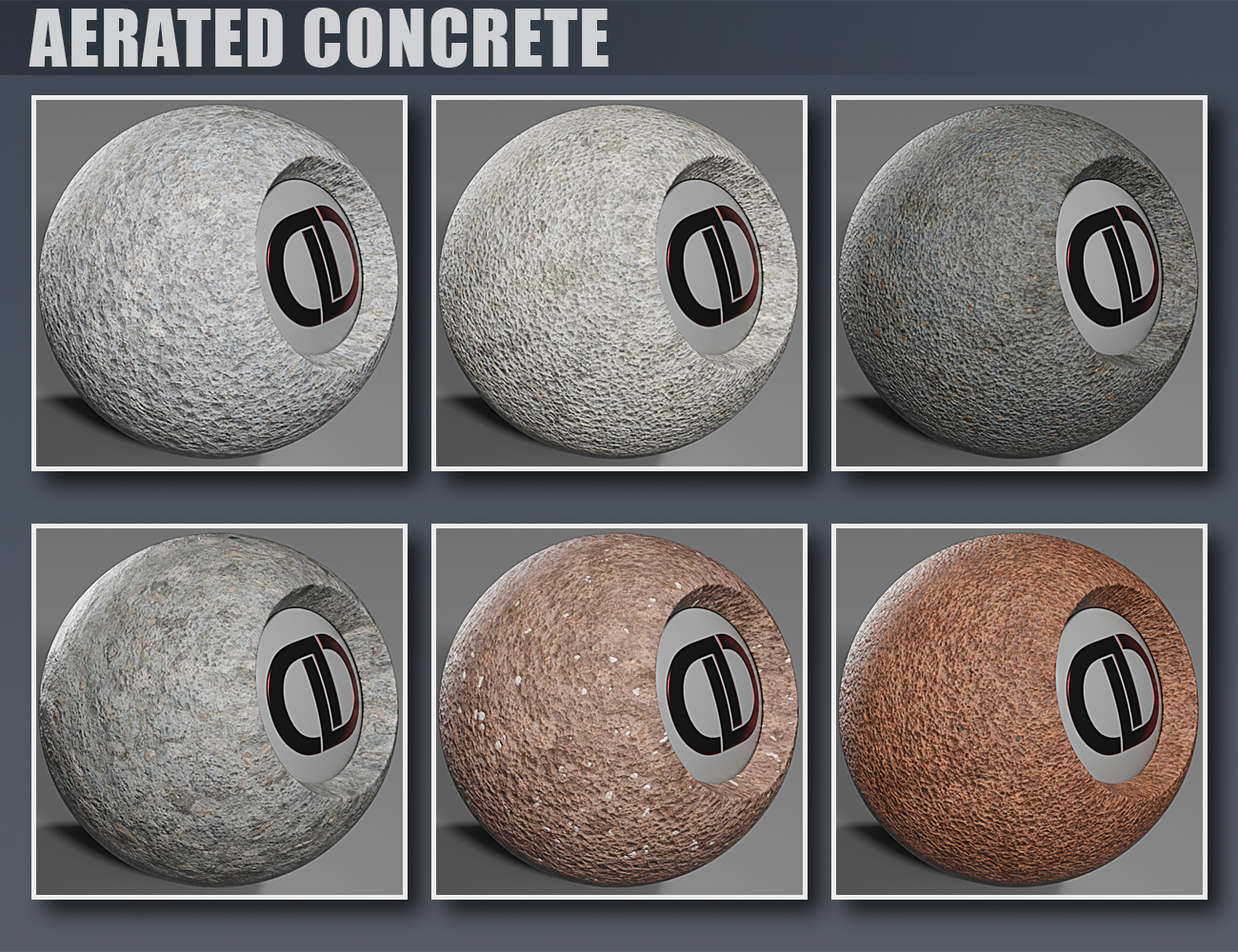 DD PBR Concrete Shaders for Iray Vol 3 | Daz 3D