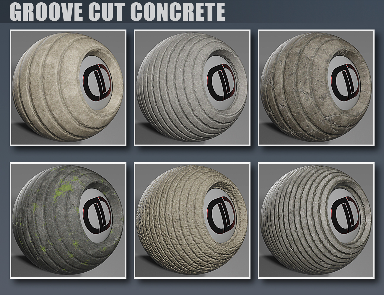 DD PBR Concrete Shaders for Iray Vol 3 | Daz 3D