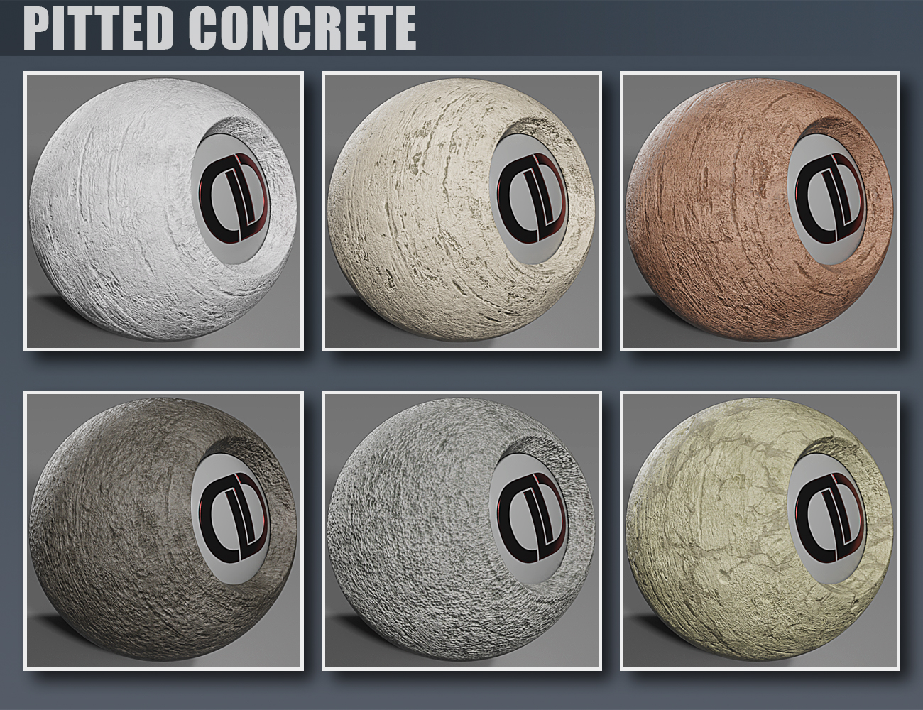 DD PBR Concrete Shaders for Iray Vol 3 | Daz 3D