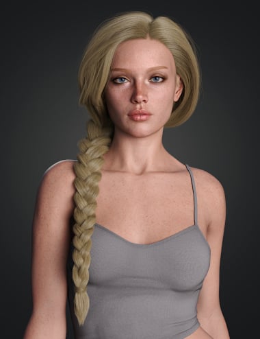 Side Braid for Genesis 9 | Daz 3D