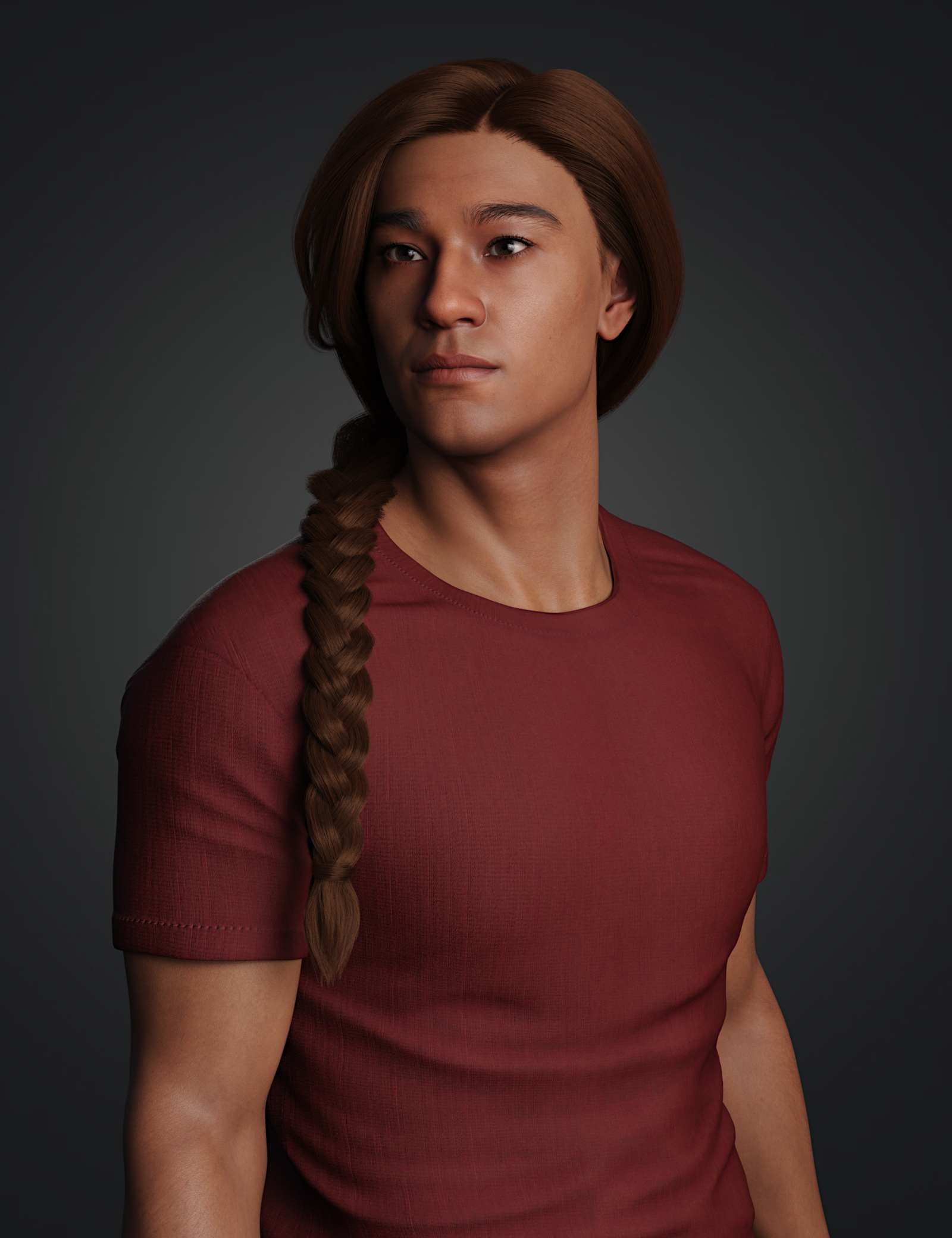 Side Braid for Genesis 9 | Daz 3D