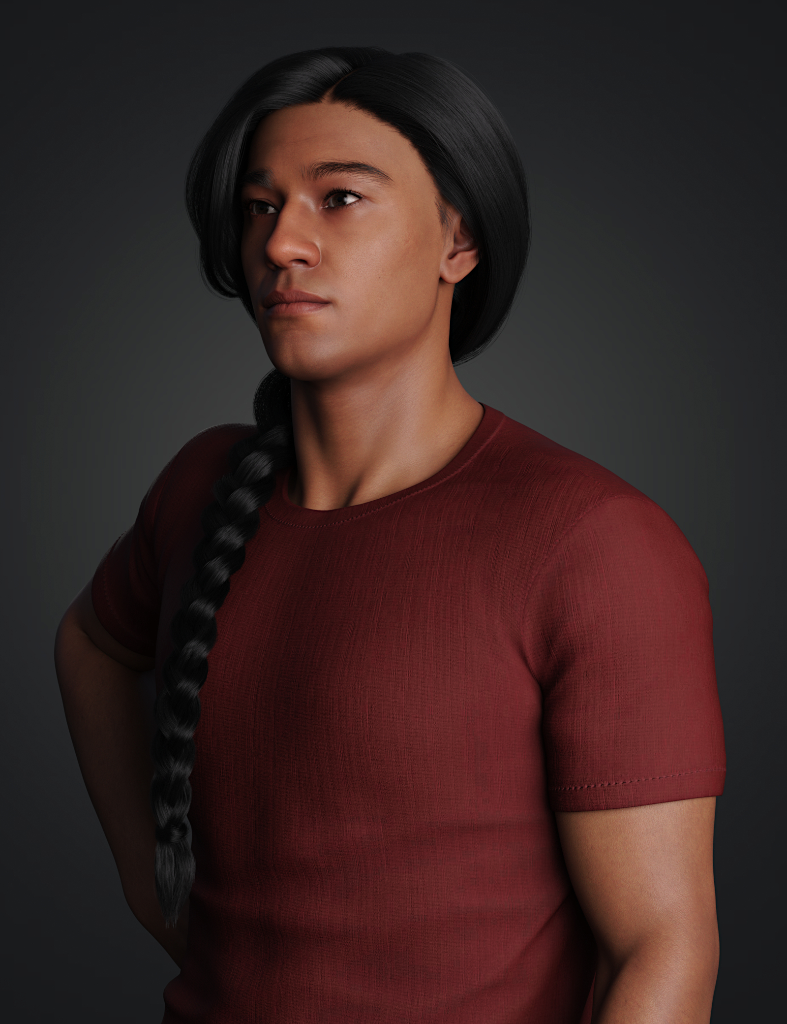 Side Braid for Genesis 9 | Daz 3D