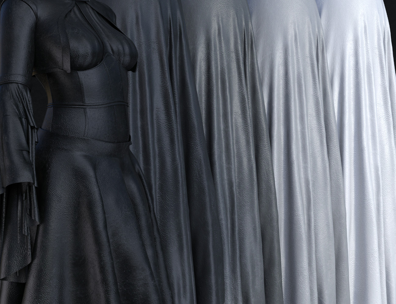 FSL Dark Dreaming Clothing Shaders Iray Megapack | Daz 3D
