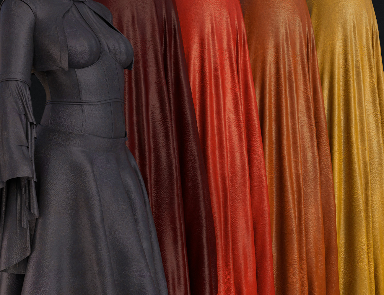 FSL Dark Dreaming Clothing Shaders Iray Megapack | Daz 3D