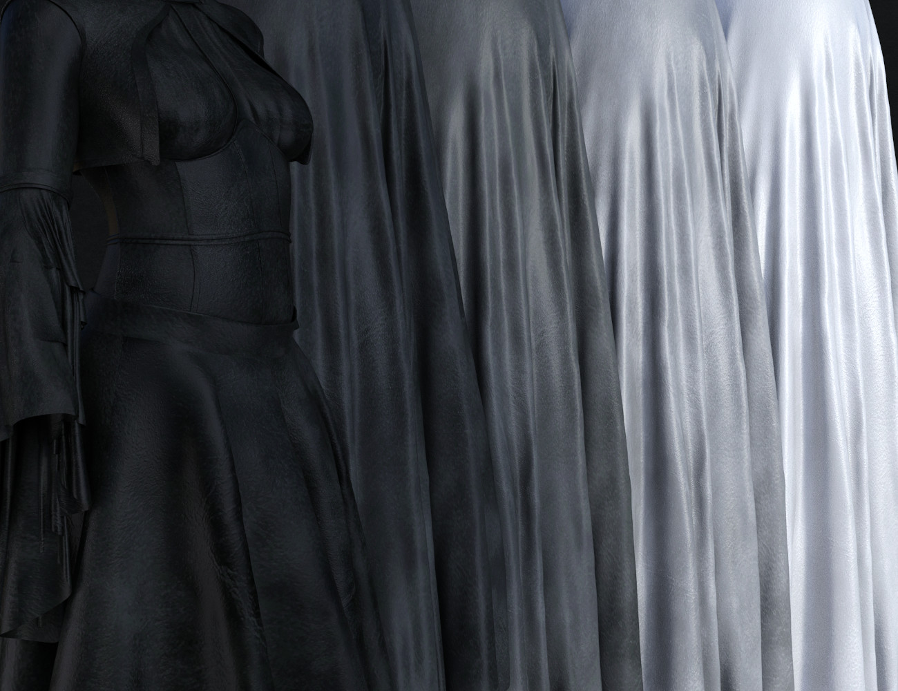FSL Dark Dreaming Clothing Shaders Iray Megapack | Daz 3D