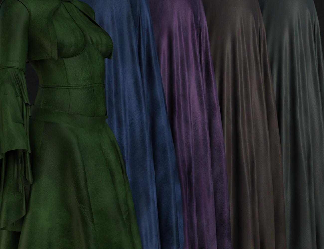 FSL Dark Dreaming Clothing Shaders Iray Megapack | Daz 3D