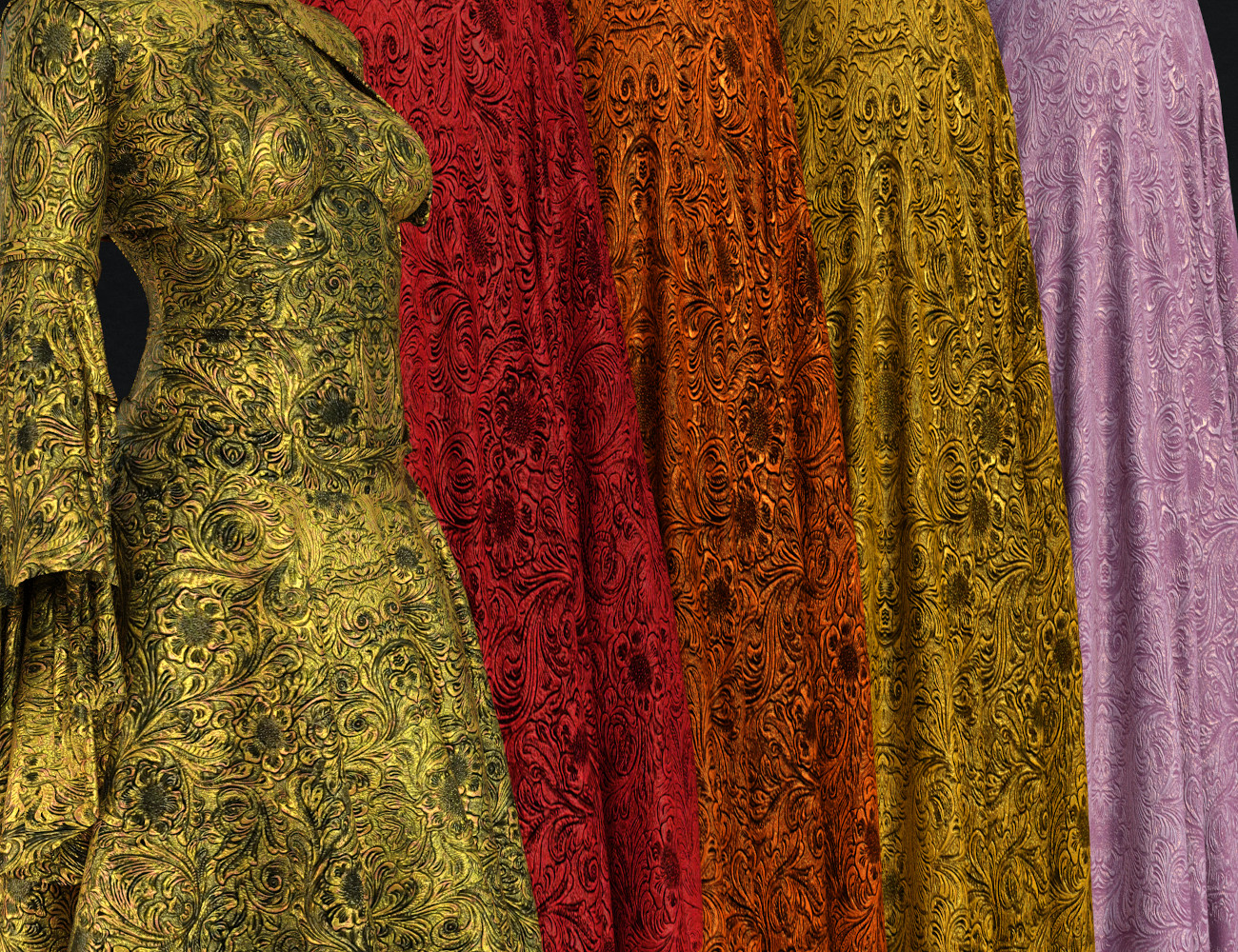 FSL Dark Dreaming Clothing Shaders Iray Megapack | Daz 3D