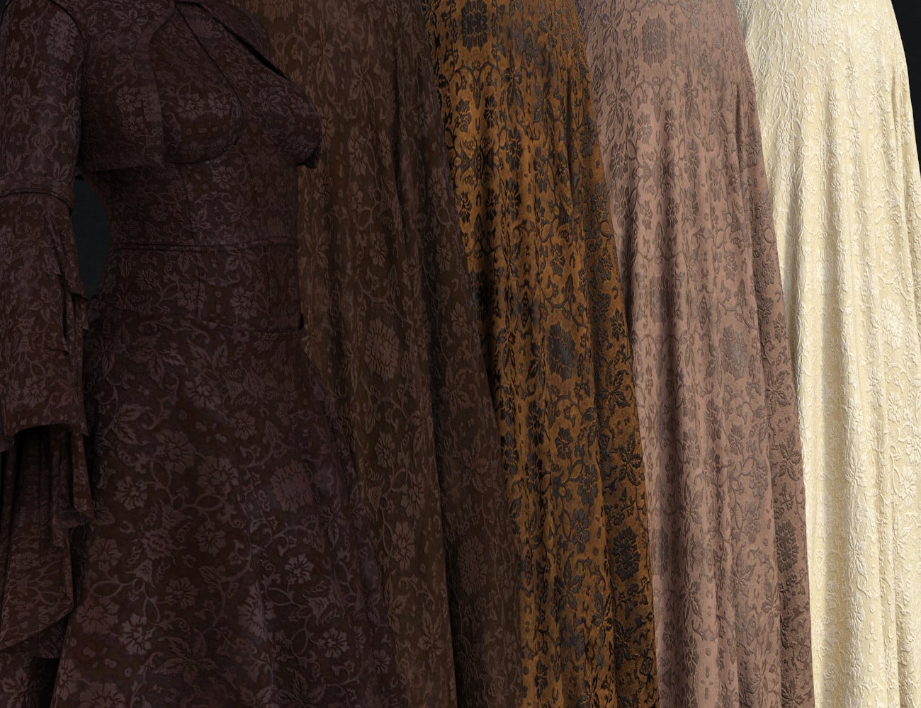 FSL Dark Dreaming Clothing Shaders Iray Megapack | Daz 3D