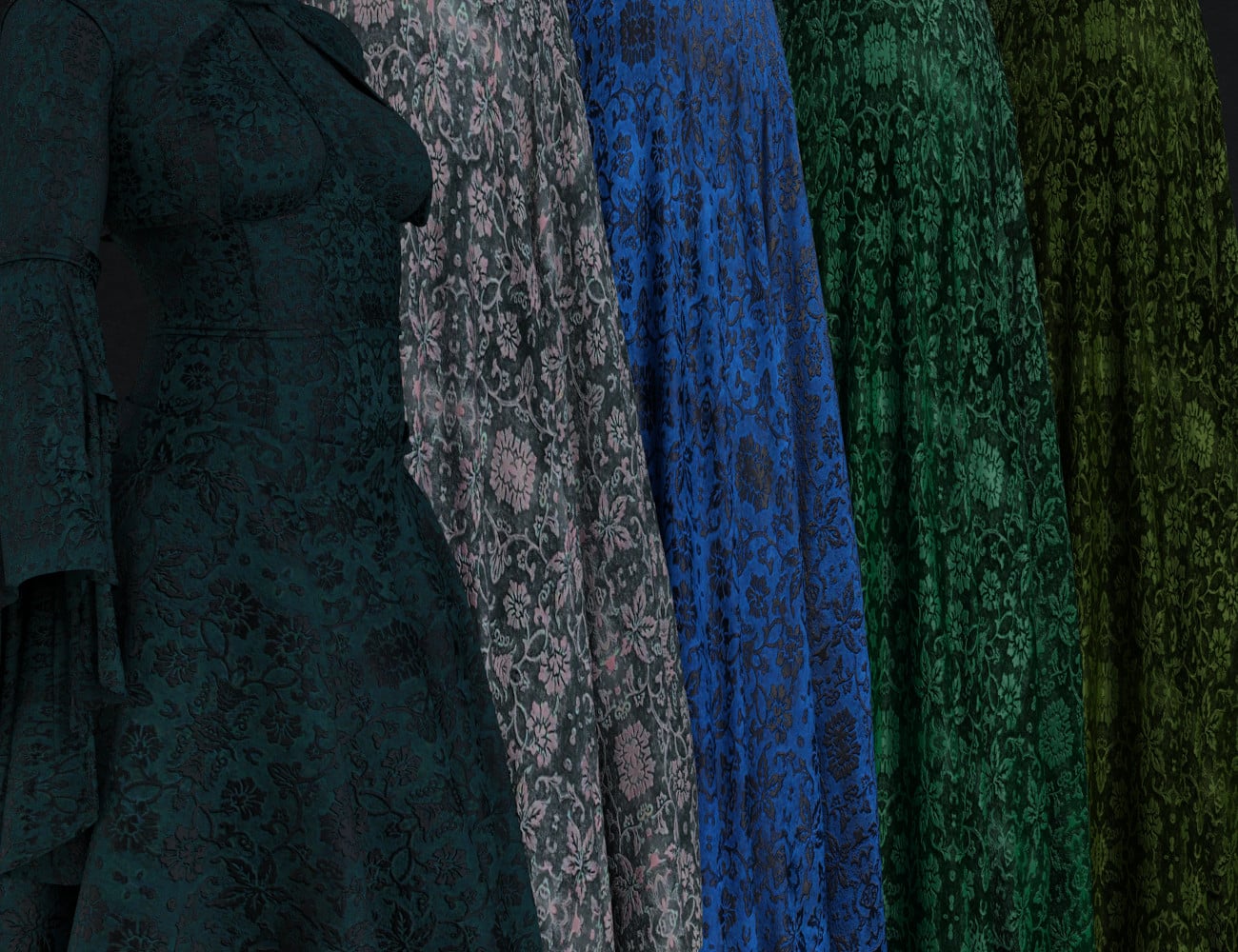 FSL Dark Dreaming Clothing Shaders Iray Megapack | Daz 3D