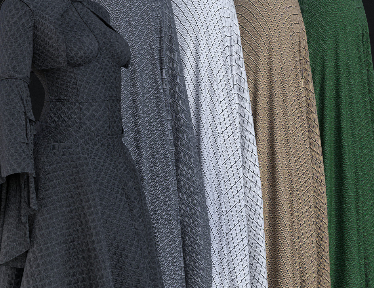 FSL Dark Dreaming Clothing Shaders Iray Megapack | Daz 3D