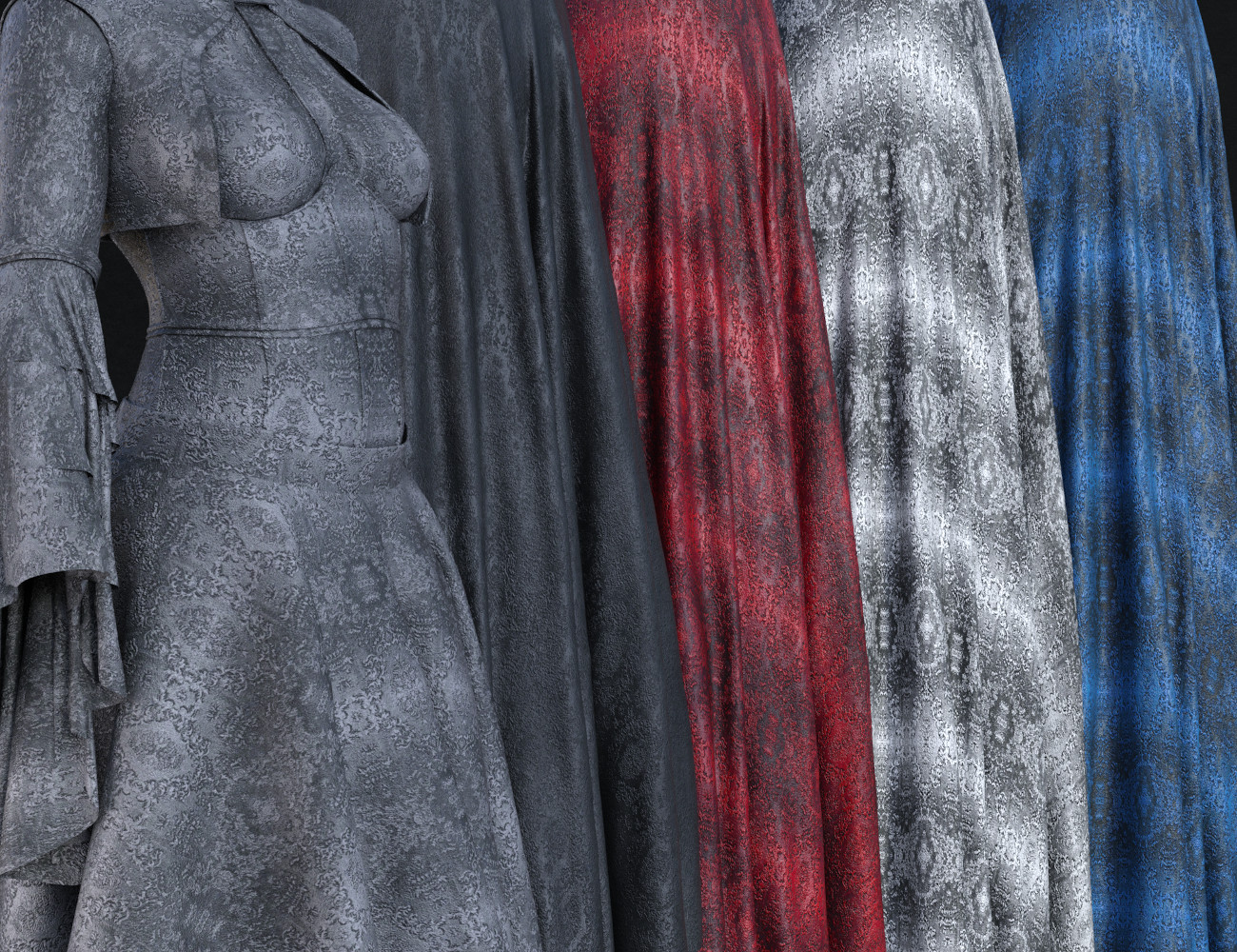 FSL Dark Dreaming Clothing Shaders Iray Megapack | Daz 3D