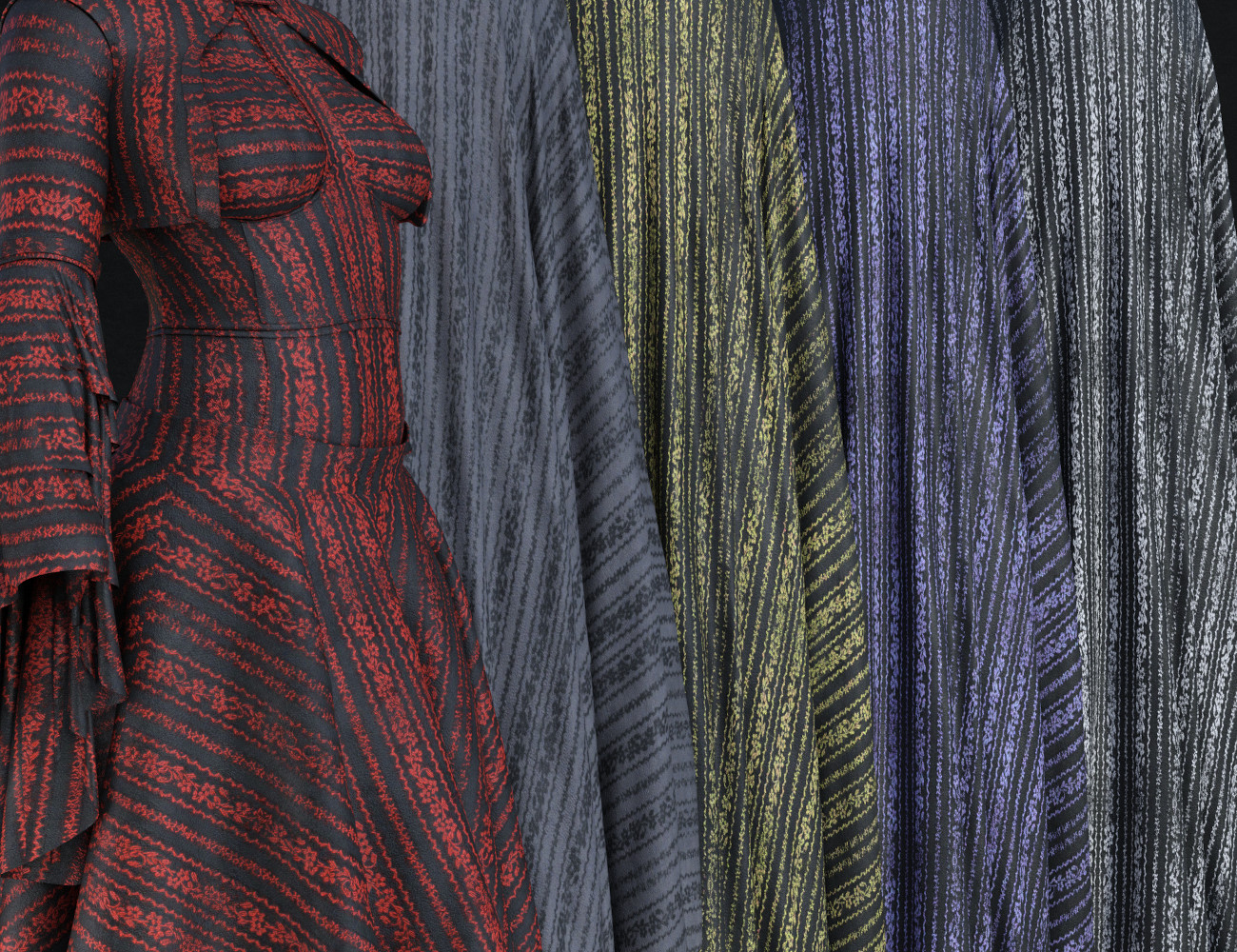 FSL Dark Dreaming Clothing Shaders Iray Megapack | Daz 3D