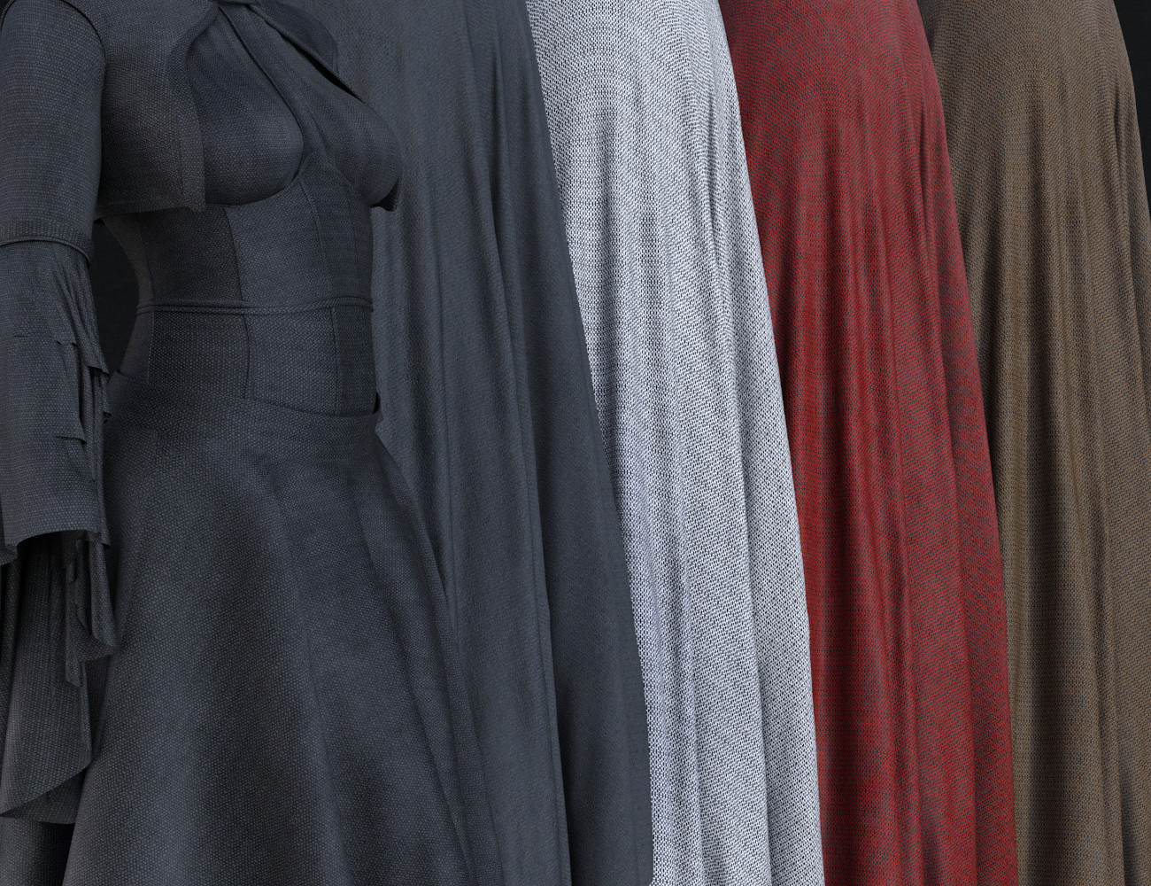 FSL Dark Dreaming Clothing Shaders Iray Megapack | Daz 3D