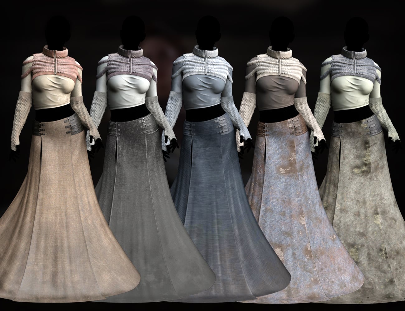 dForce CB Destinus Character and Clothing Bundle for Genesis 9 | Daz 3D