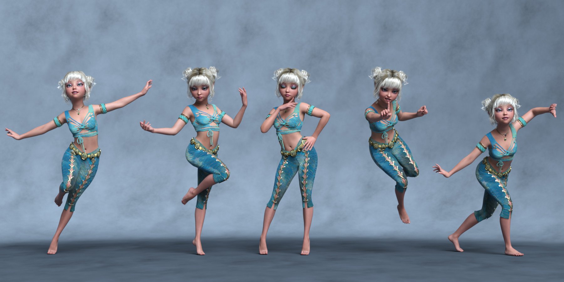 Pixie Dust Poses for Pixie 9 | Daz 3D